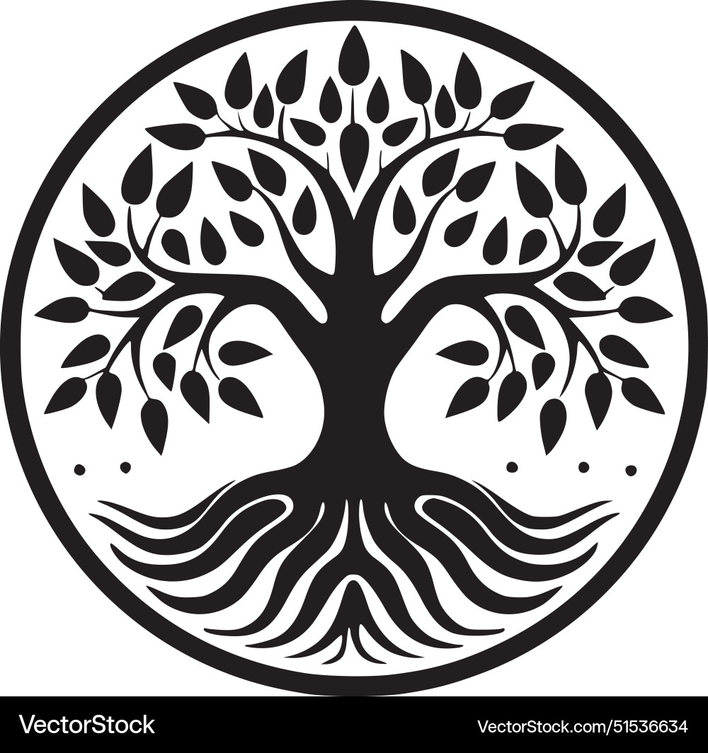 Tree - high quality logo - ideal for t-shirt Vector Image