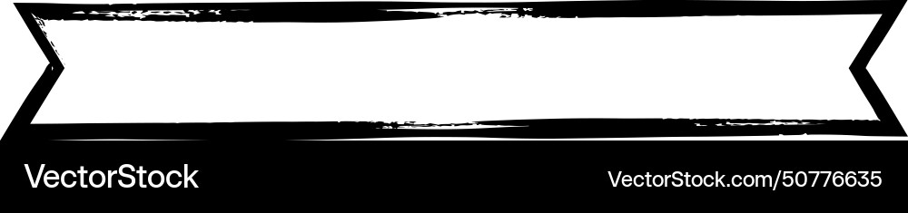 Ribbon banner abstract rectangle label frame Vector Image