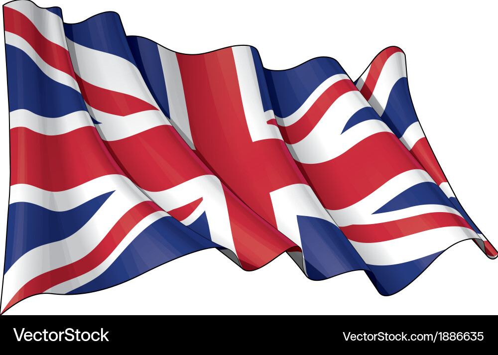 Uk flag grunge Royalty Free Vector Image - VectorStock