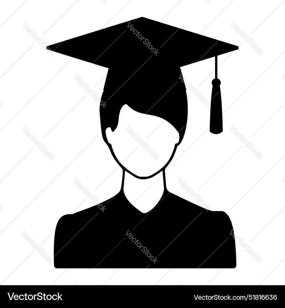 Graduate icon symbol Royalty Free Vector Image