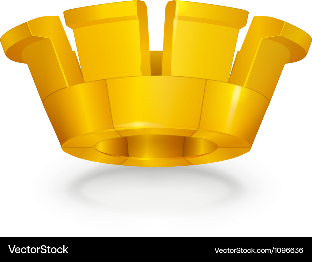 Royal Crown Tower Royalty Free Vector Image - VectorStock