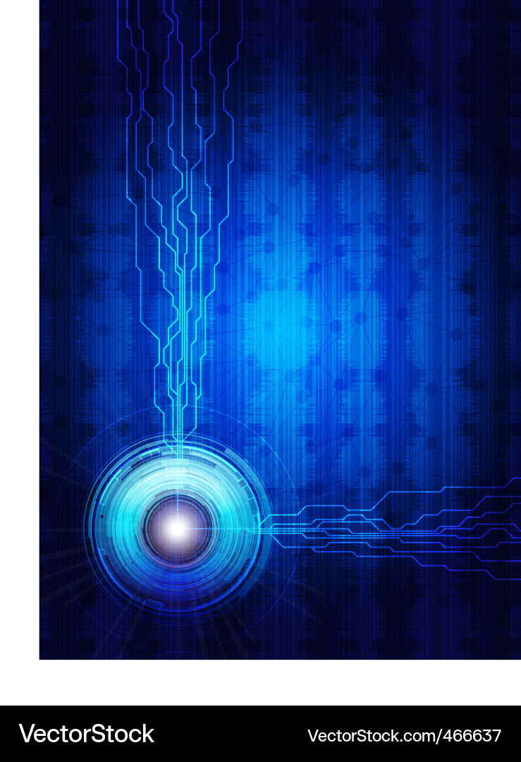 Abstract design modern technology background Vector Image