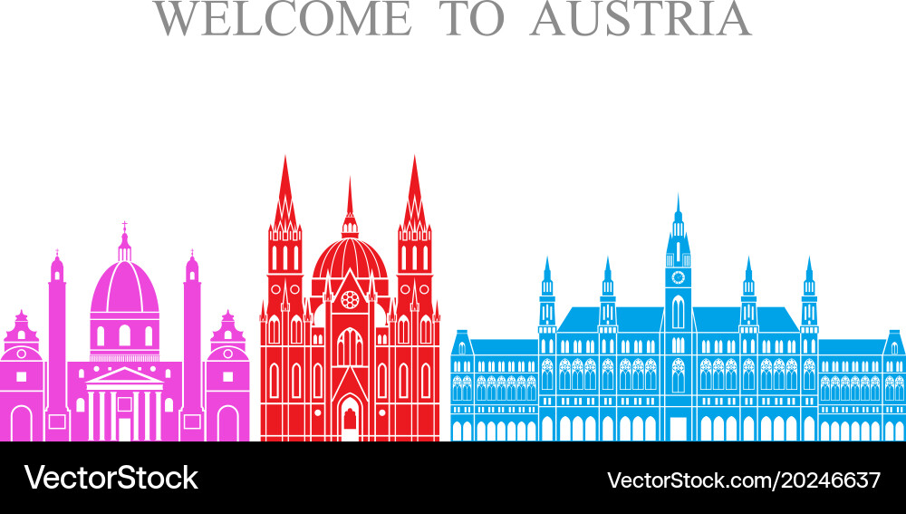 Austria Royalty Free Vector Image - VectorStock