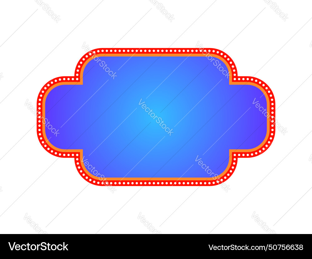 Gradient flat vintage frames on a white background