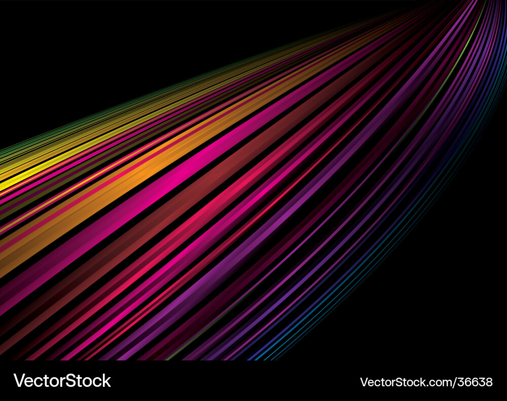 Rainbow whoosh Royalty Free Vector Image - VectorStock