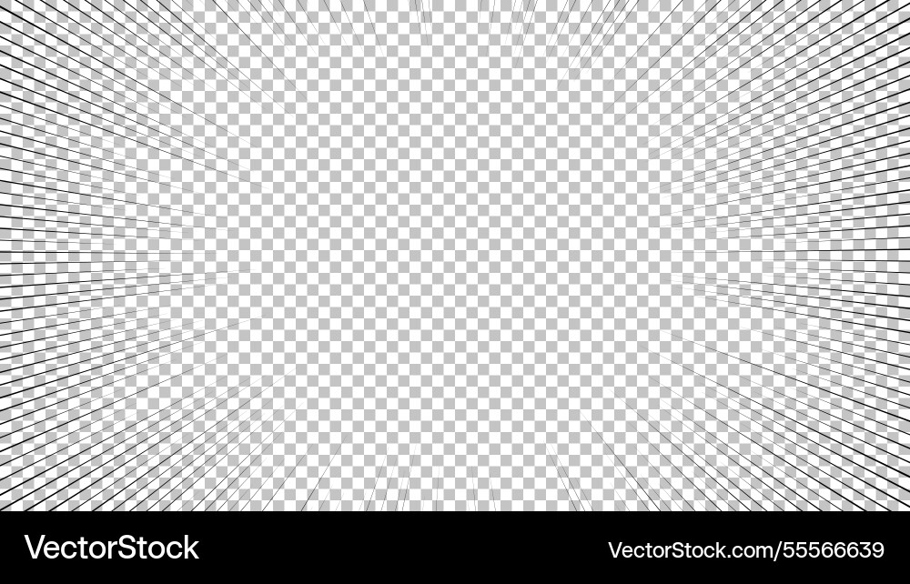 Black comic book transparent background Royalty Free Vector