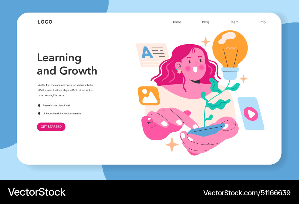 Content creation flat Royalty Free Vector Image