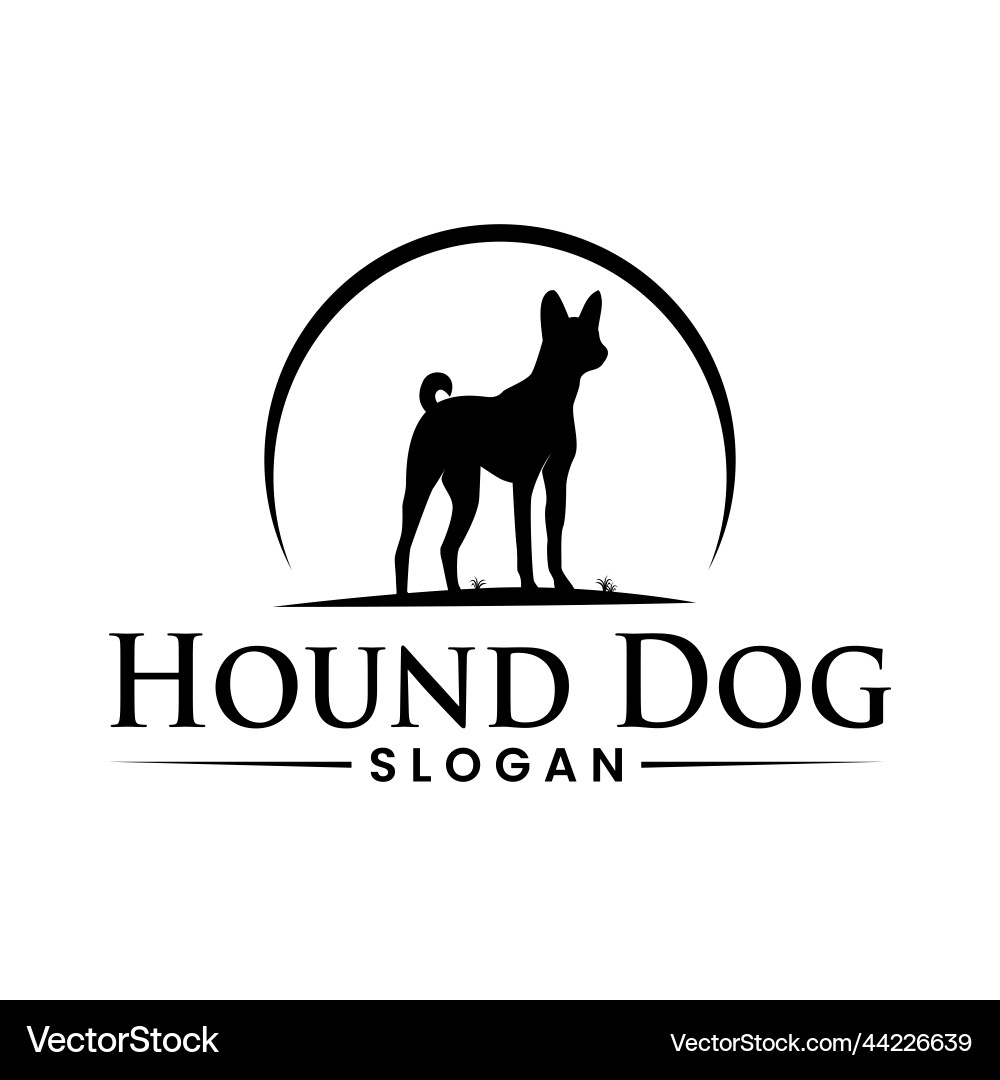 Hunting Dog Logo Royalty Free Vector Image - VectorStock