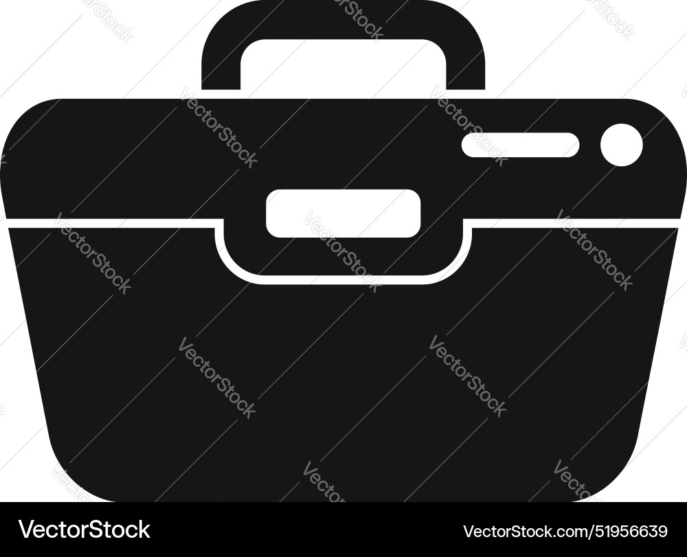 Lunchbox icon representing food storage for work Vector Image