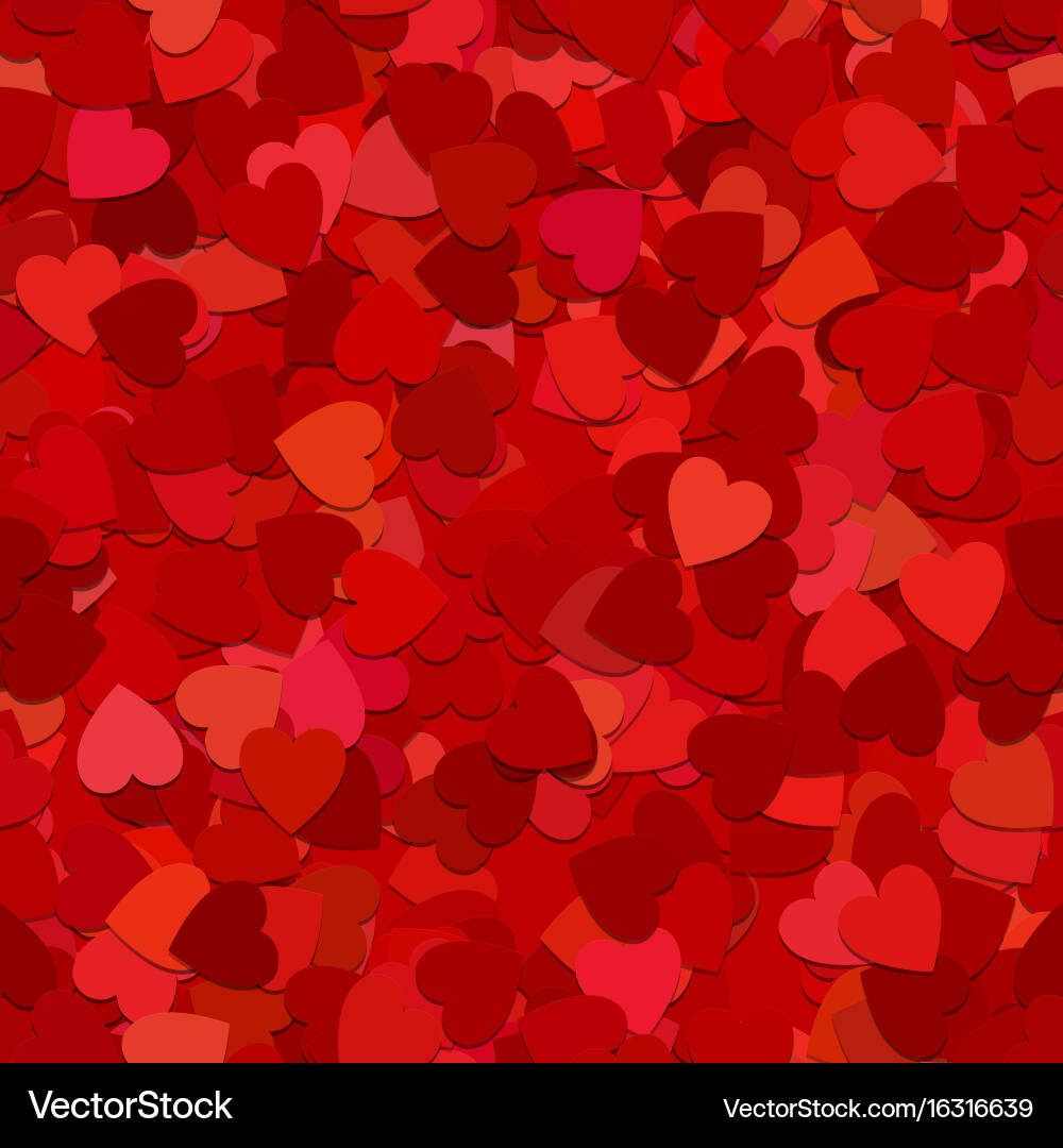Repeating geometric heart pattern background Vector Image