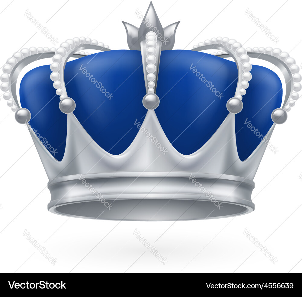Silver Crown Vector