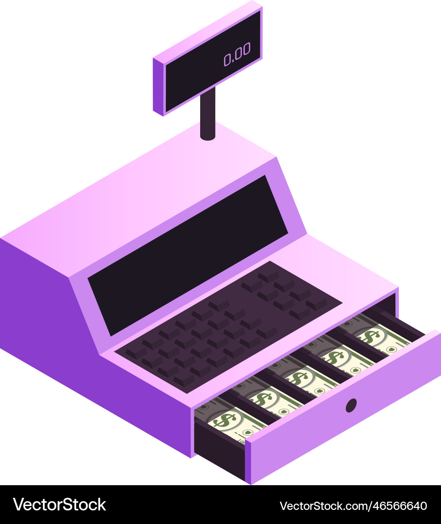 Cash register icon Royalty Free Vector Image - VectorStock