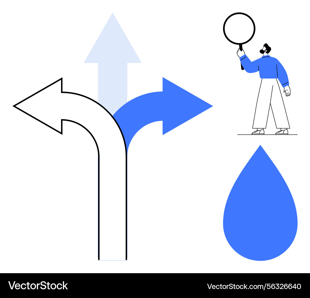 Navigation & Decision Arrows Royalty Free Vector Image