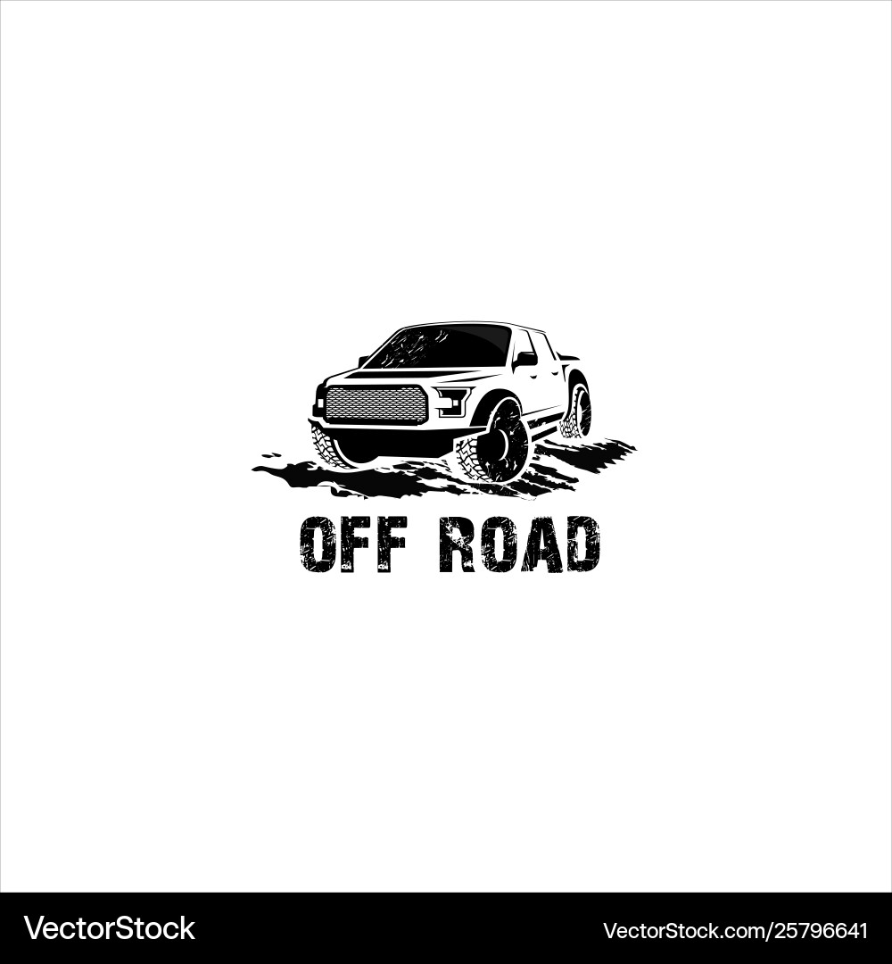 Off road truck Royalty Free Vector Image - VectorStock