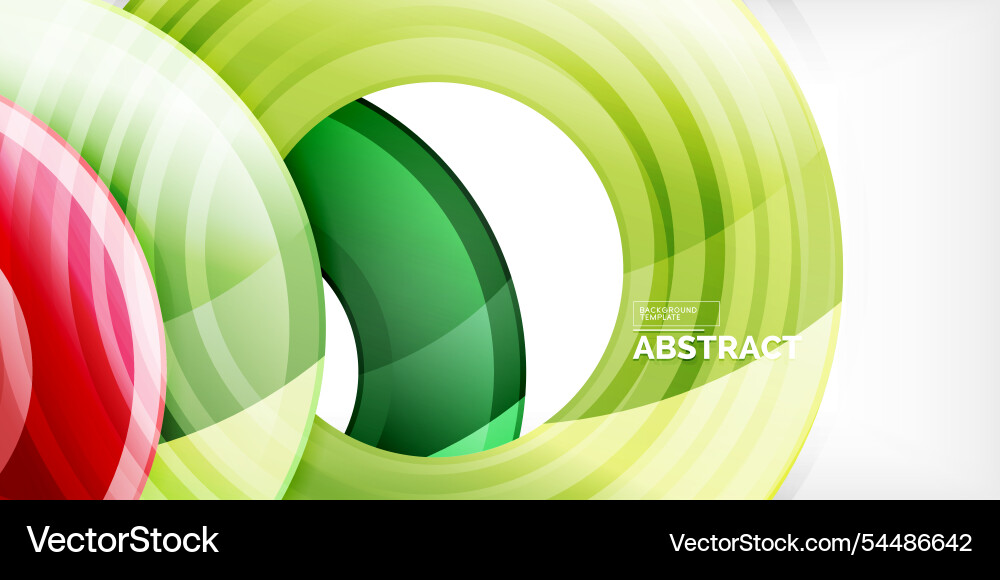 Circles round elements ring shapes premium Vector Image