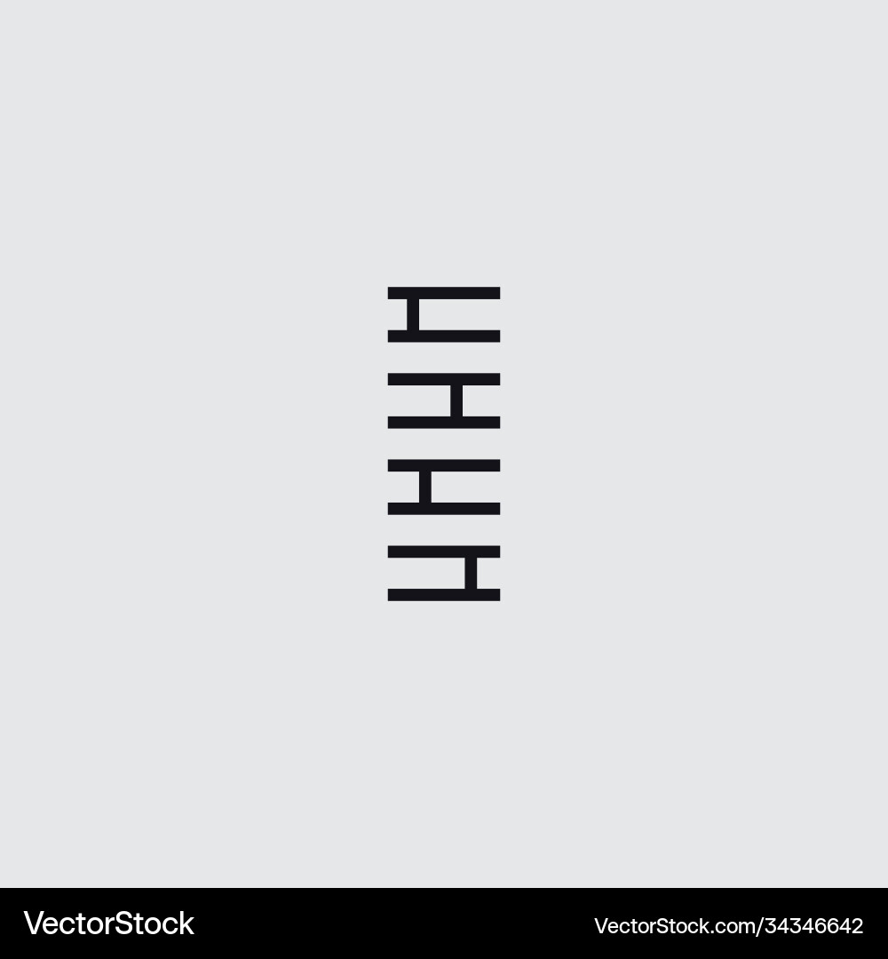 Construction letter i Royalty Free Vector Image