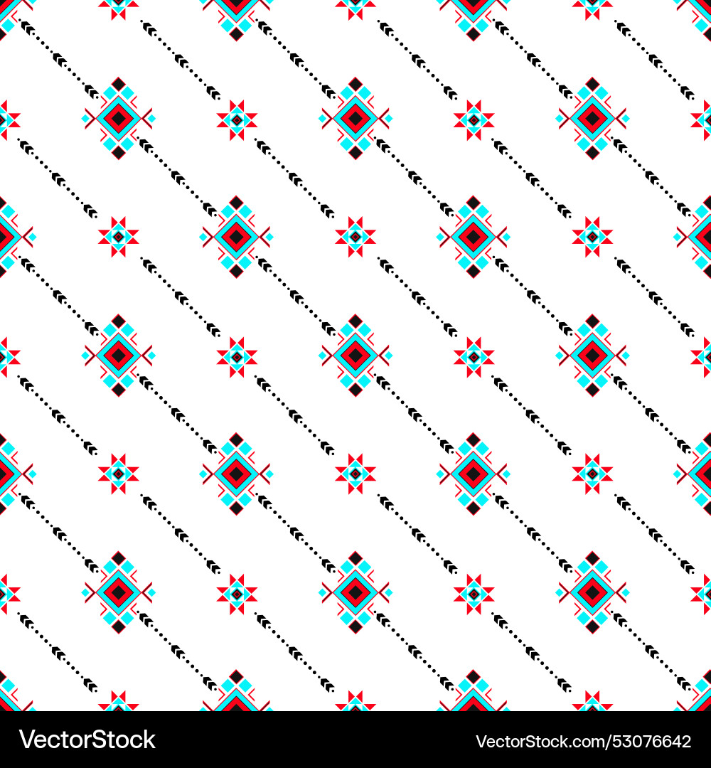 Seamless pattern of aztec motif Royalty Free Vector Image
