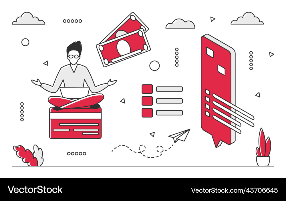 Professional expert guru Royalty Free Vector Image