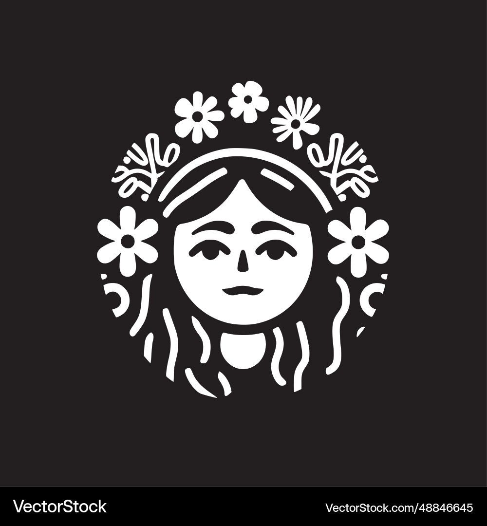 Retro Hippie Icon Royalty Free Vector Image - VectorStock
