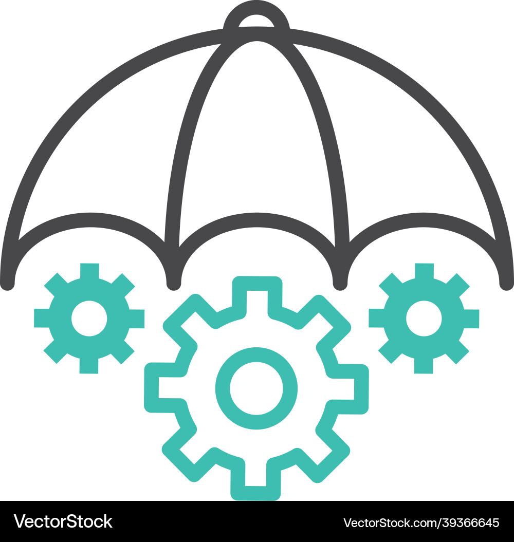 Risk management process Royalty Free Vector Image