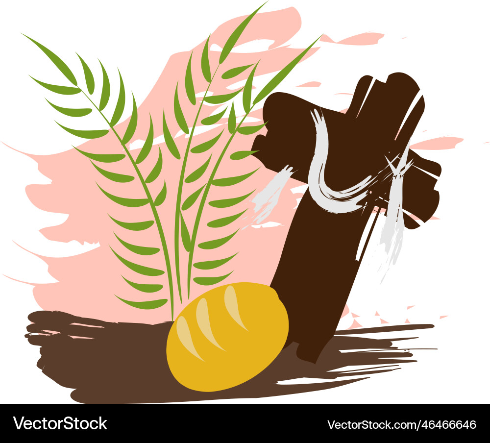 Christian Holy Week Symbols Royalty Free Vector Image