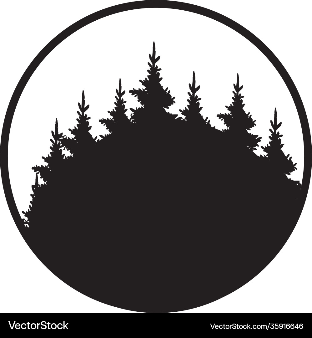 Forest logo Royalty Free Vector Image - VectorStock