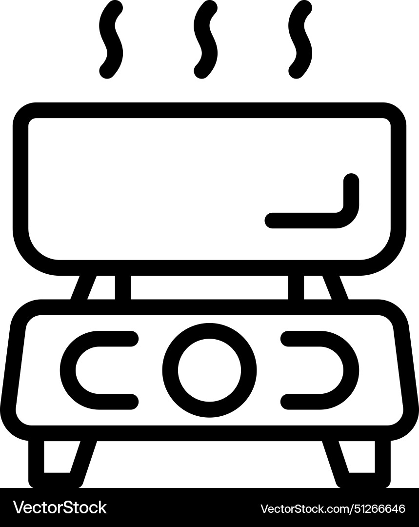 Stove icon Royalty Free Vector Image - VectorStock