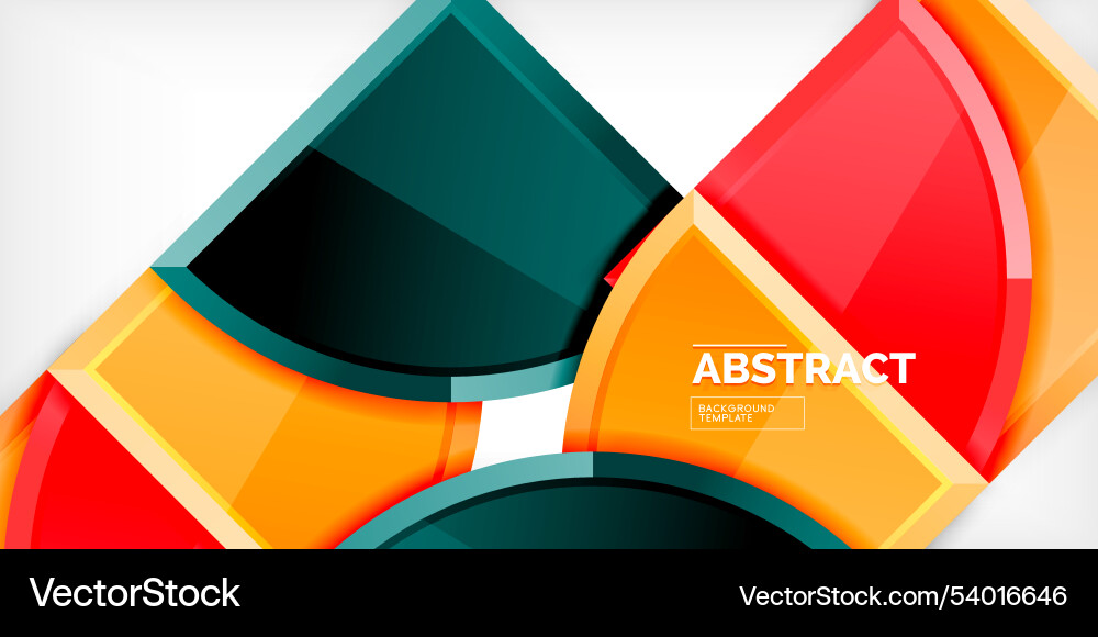 Triangle circles background Royalty Free Vector Image