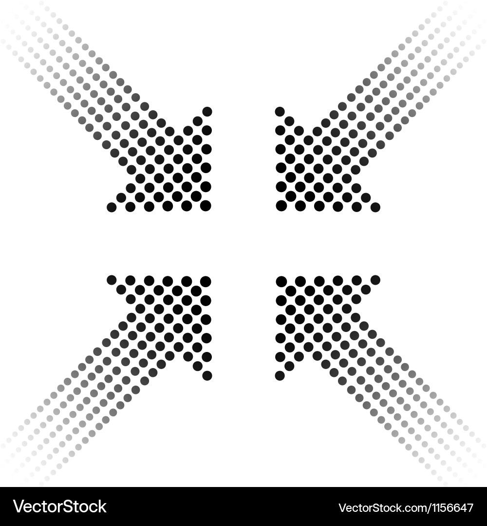 Arrow background Royalty Free Vector Image - VectorStock