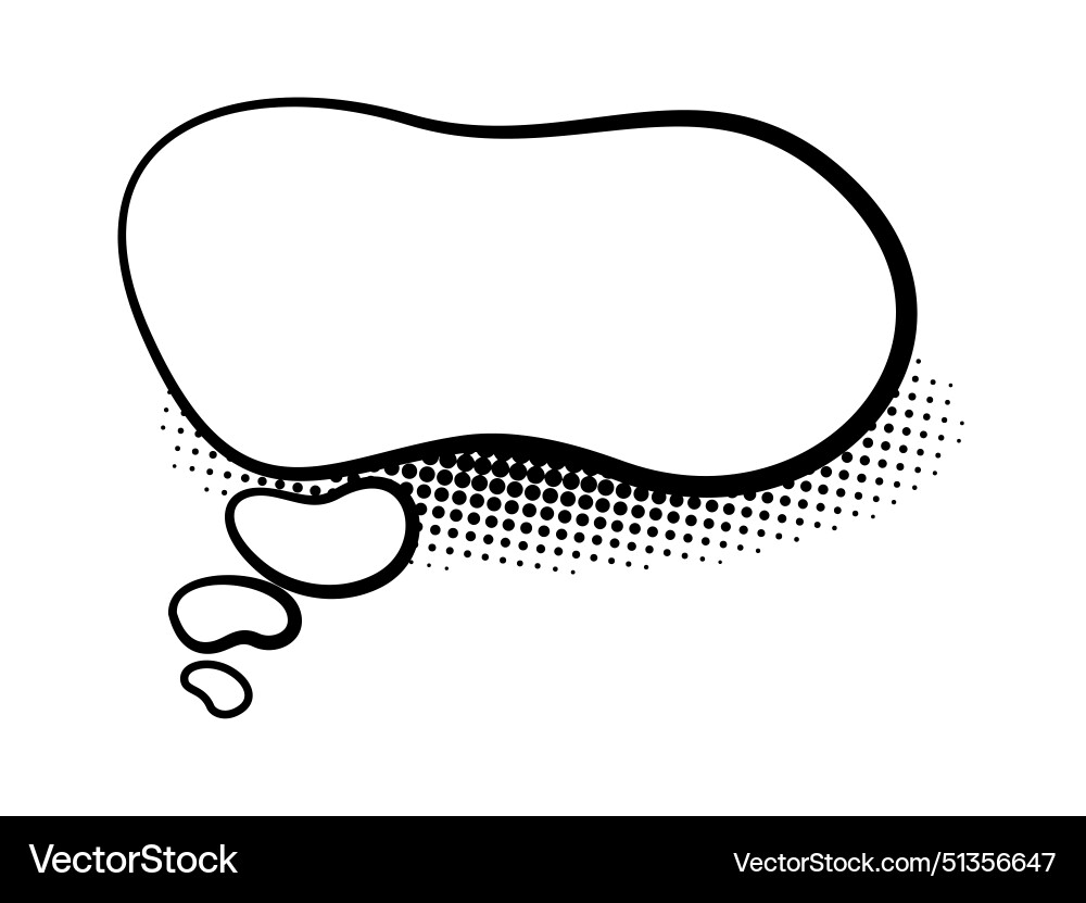 Comics book speech bubble balloon Royalty Free Vector Image