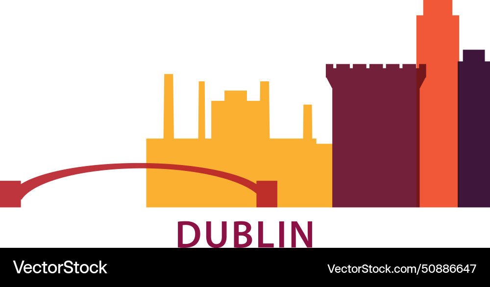 Dublin banner Royalty Free Vector Image - VectorStock