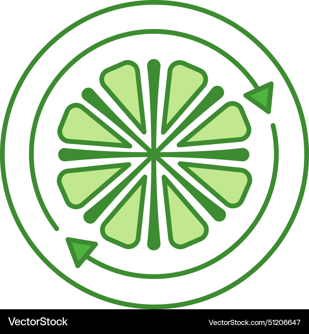 Green recycled microfiber icon fabric Royalty Free Vector