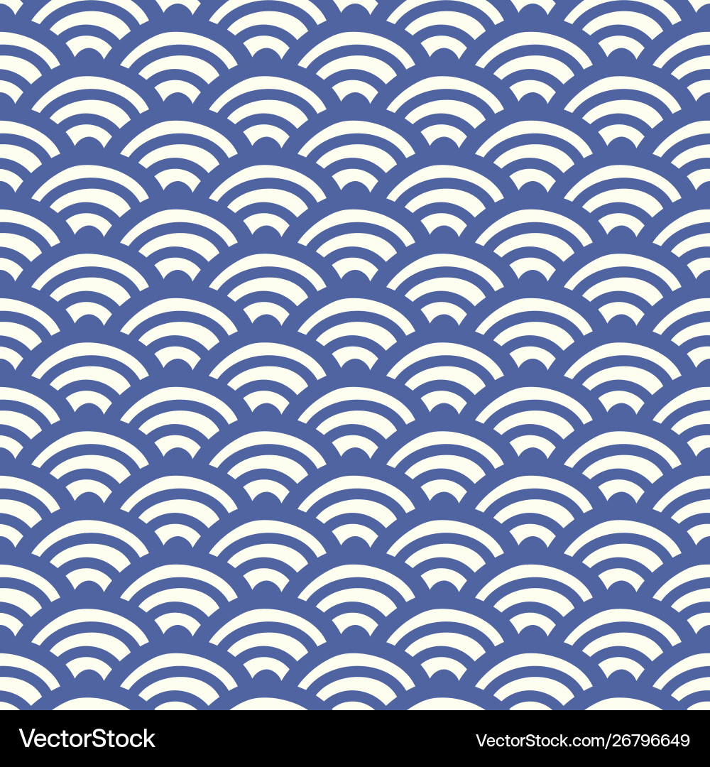 Asian Wave Pattern Royalty Free Vector Image - VectorStock