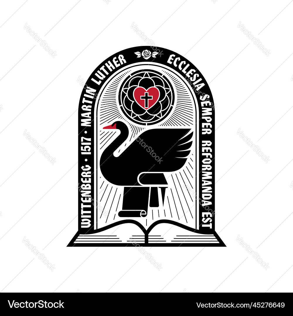 Ecclesia semper reformanda Royalty Free Vector Image