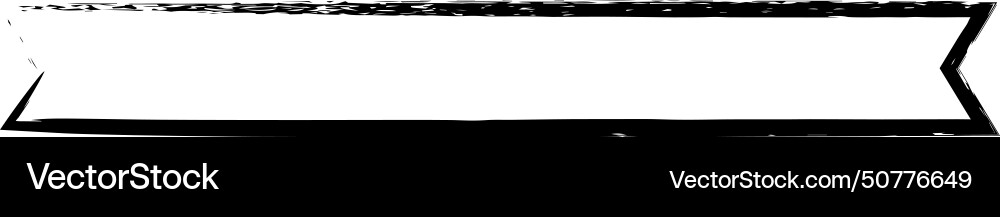 Ribbon banner abstract rectangle label frame Vector Image