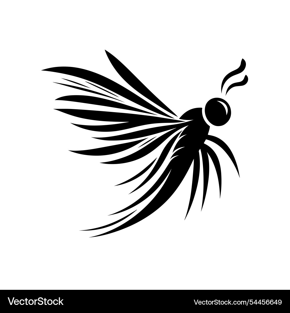Stylized insect Royalty Free Vector Image - VectorStock