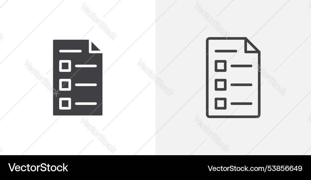 Test icon set Royalty Free Vector Image - VectorStock