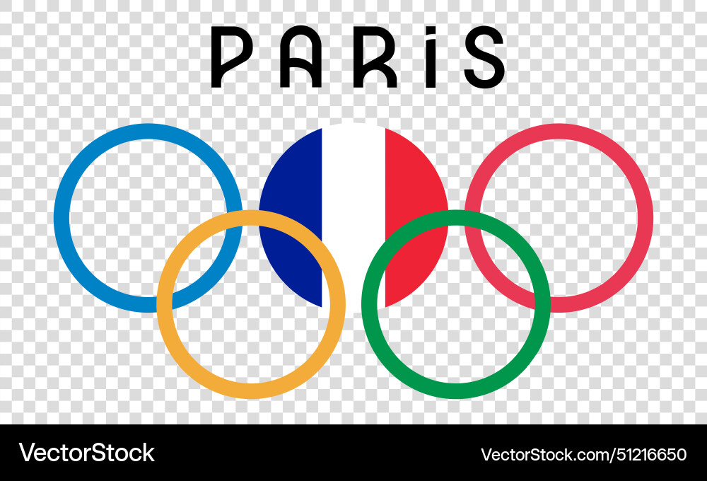 Summer olympics games paris 2024 banner Royalty Free Vector