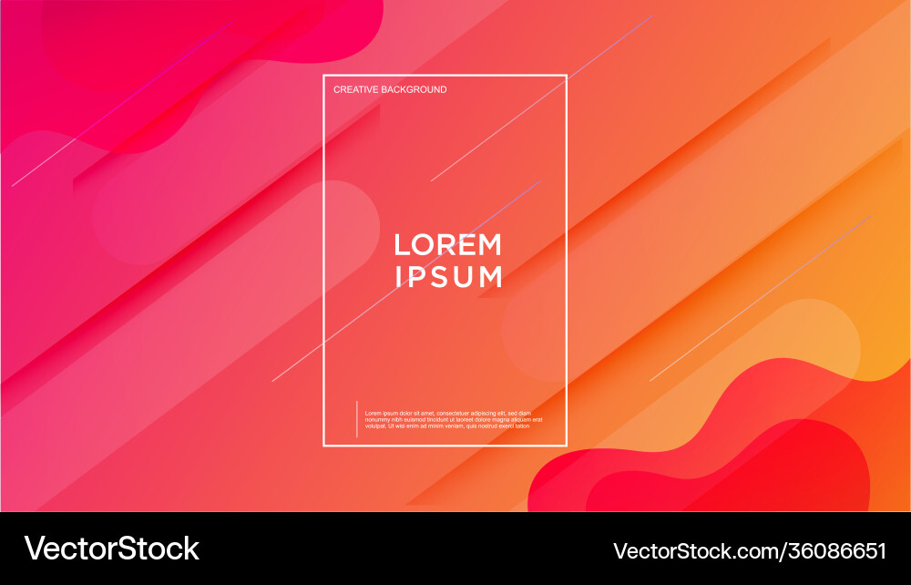 Minimal geometric background dynamic shapes Vector Image