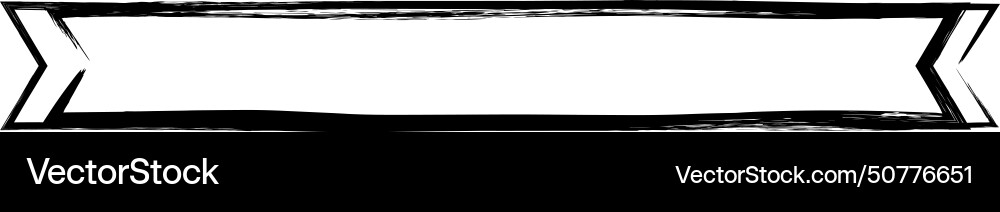 Ribbon banner abstract rectangle label frame Vector Image