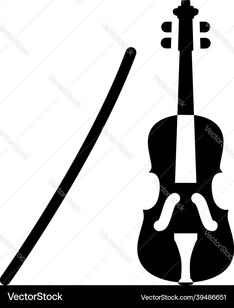 Violin icon Royalty Free Vector Image - VectorStock
