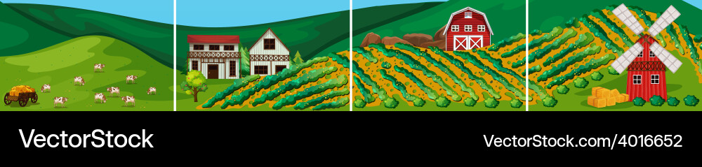 Farm Royalty Free Vector Image - VectorStock