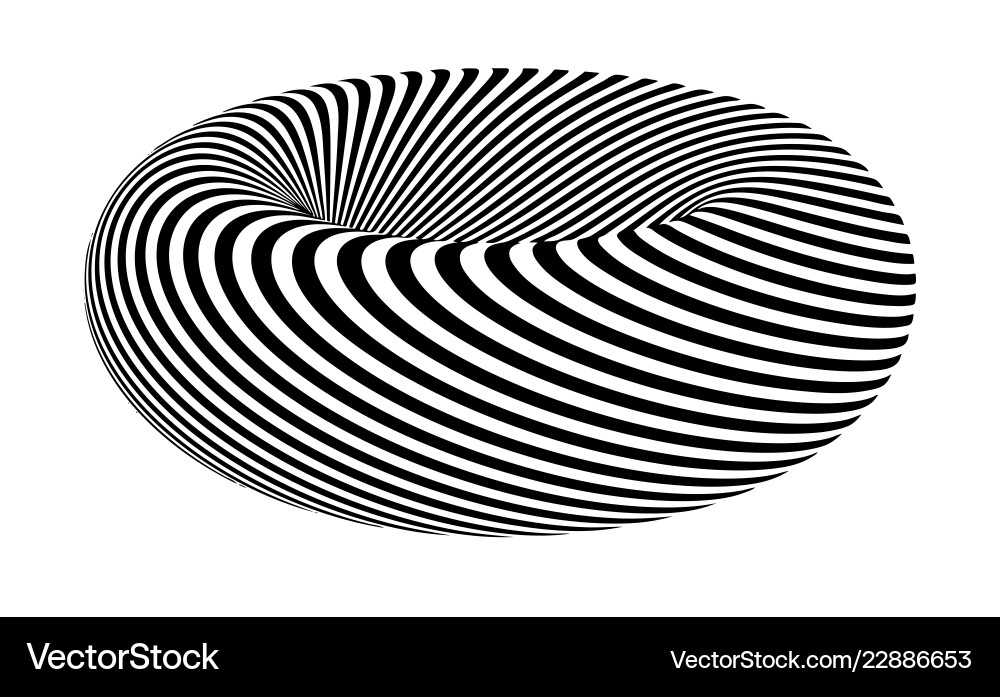 Optical lines background abstract 3d Royalty Free Vector