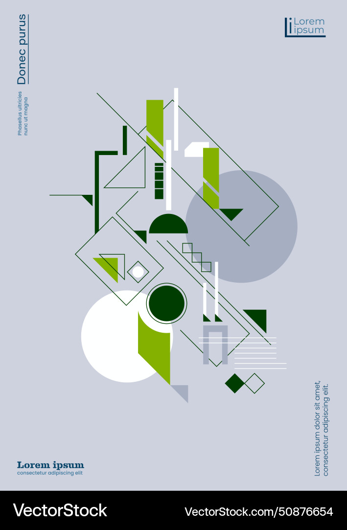 Booklet of geometric shapes Royalty Free Vector Image