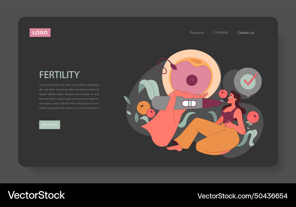 Fertility concept Royalty Free Vector Image - VectorStock