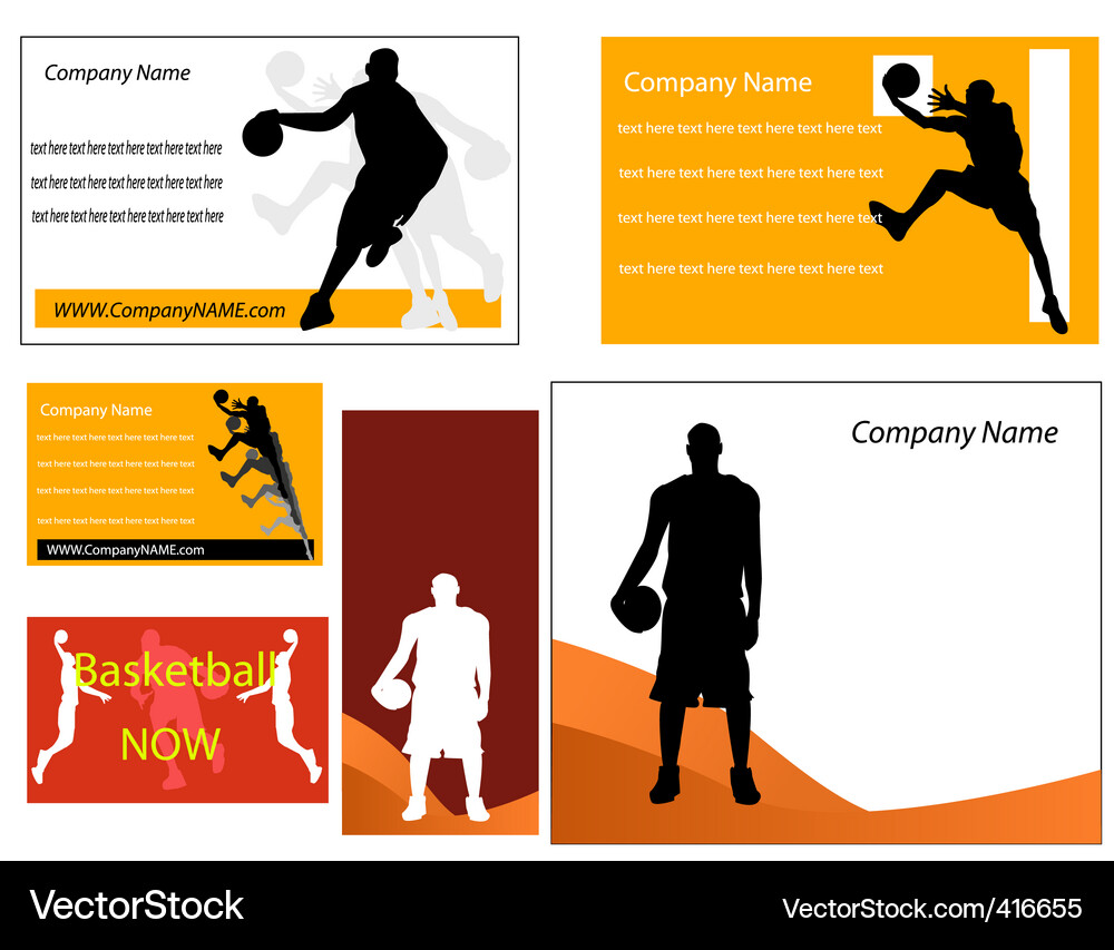 Basketball Letterhead Vector Images (17)