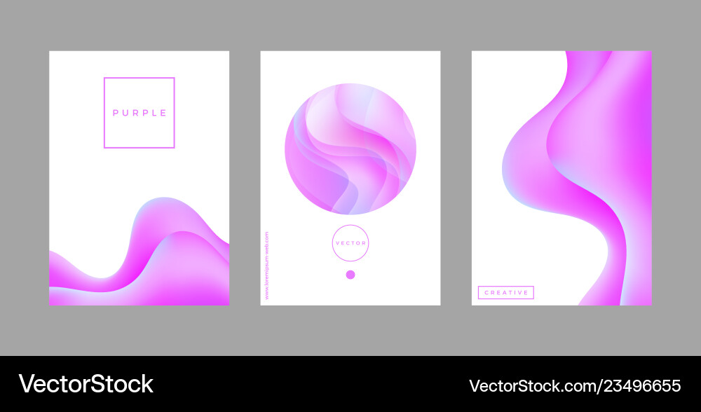 Purple covers Royalty Free Vector Image - VectorStock