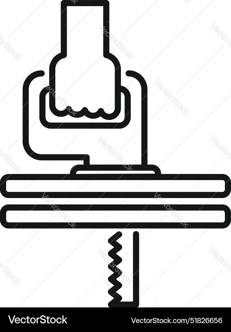 Carpenter using plunge router woodworking tool Vector Image