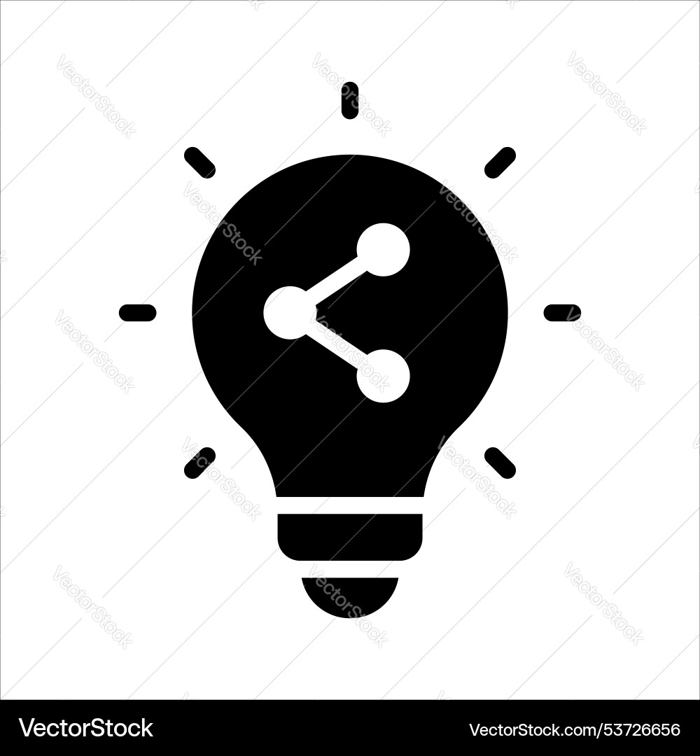 Idea sharing Royalty Free Vector Image - VectorStock