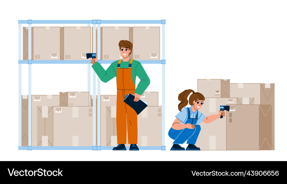 Inventory control Royalty Free Vector Image - VectorStock